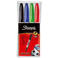 Sharpie 4 Pack Assorted Fine Marker Pens | Myvee