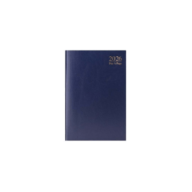 A4 2026 Day a Page Diary - Sat / Sun Split - Blue (1) | Cartridge People