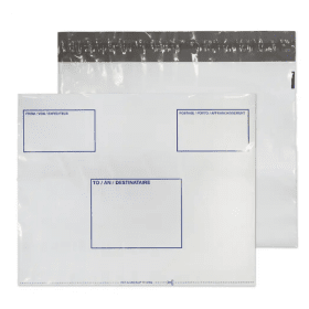 Blake Purely Packaging C3+ Peel and Seal Polythene Pocket Envelope - White (100 Pack ...