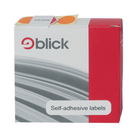 Blick Self Adhesive Round Labels in Dispensers 19mm - Blue (1280 Pack ...