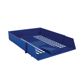 Blue Plastic Letter Tray A4 Blue (12 Pack) WX10052 | Cartridge People