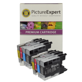 Brother Lc1240 Compatible Black & Colour 8 Ink Cartridge Pack | Jetware