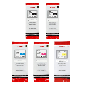 Canon PFI-320 (BK/MBK/C/M/Y) Original High Capacity Black & Colour Ink ...