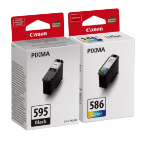 Canon PG-595 / CL-586 Multipack - Full Set of 2 Ink Cartridges ...