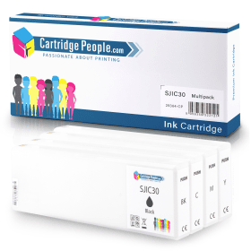 Compatible Epson SJIC30P Black & Colour Ink Cartridge Multipack (Own ...