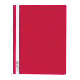 Durable Clear View A4 Folder Red 245 x 310mm (25 Pack) 258003 ...