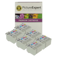 Epson T007 / T008 Compatible Black & Colour Ink Cartridge 12 Pack | Jetware