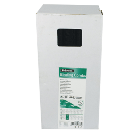 Fellowes A4 Binding Combs 25mm Black (Pack of 50) 53485 | Cartridge People