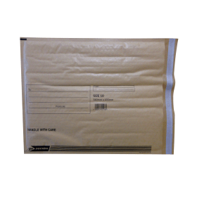 GoSecure Bubble Envelope Size 10 Internal Dimensions 340x435mm Gold ...
