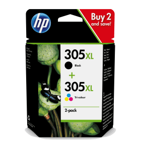 HP 305XL (6ZA94AE) High Capacity Black & Tri Colour Ink Cartridge Multi ...