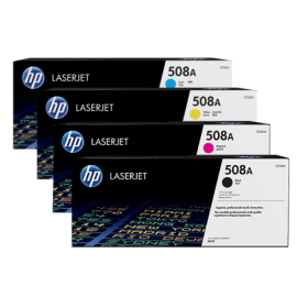 HP 508A (CF360A/61A/62A/63A) Original Black and Colour Toner Pack *Â£50 ...