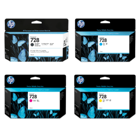 HP 728 High Capacity Black and Colour Ink Cartridge Multipack (Original) | Official HP Online ...