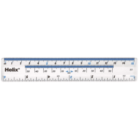 Helix Clear Plastic Ruler 150mm (15cm) | Cheap 15cm Ruler | Cartridge ...