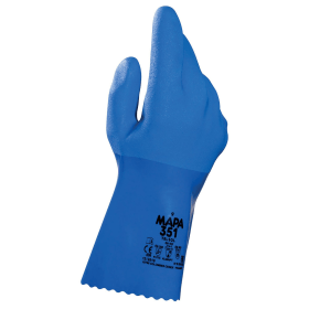 Mapa Telsol 351 Gloves Blue XL (Pack of 12) MAPA351NXL | Cartridge People