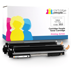 Own Brand HP 126A Black Toner Cartridge Twin Pack - CE310AD (Cartridge ...