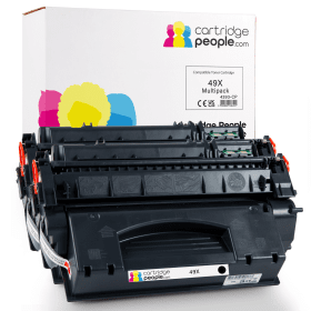 Compatible HP 49X Black High Capacity Toner Cartridge Twin Pack ...