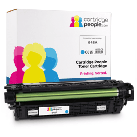 Compatible HP 648A (CE261A) Cyan Toner Cartridge (Cartridge People ...