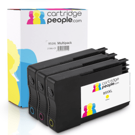 951xl Magenta HP 951XL High-Yield Color Ink Cartridges - 3-Pack Retail ...