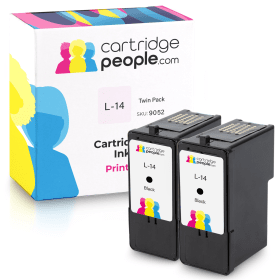 Compatible Lexmark 14 Black Ink Cartridge Twin Pack (Cartridge People ...