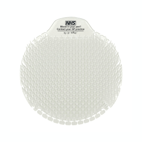 P-Wave Slant6 Urinal Screen Honeysuckle (10 Pack) WZDS60HS | Cartridge ...