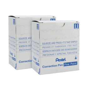 Pentel Micro Correct Pen 12ml (24 Pack) 2 For 1 Offer | Cartridge People