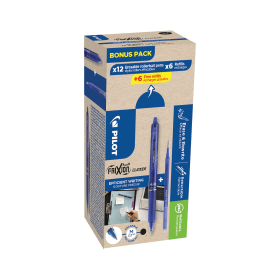 Pilot FriXion Ball Clicker Rollerball Bonus Pack Box 12 Pens +12 ...