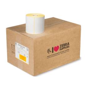 Zebra Z-Perform 1000D 800284-605 Original White Labels 102mm x 152mm ...