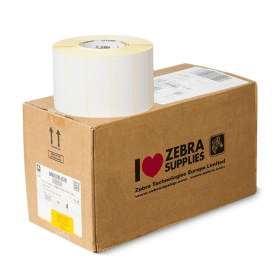 Zebra Z-Perform 1000T (880026-038) Original White Labels 102mm x 38mm ...