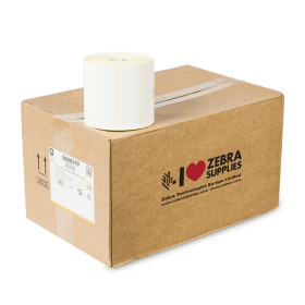 Zebra Z-Select 2000T (3006319) Original White Labels 102mm x 38mm - 12 ...