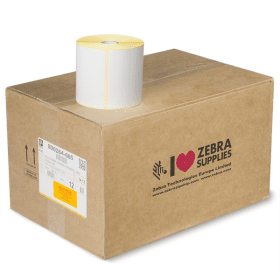 Zebra Z-Select 800264-605 Original White Labels 102mm x 152mm - 12 Pack ...